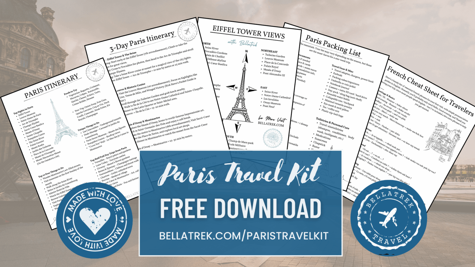 Ultimate Paris Travel Guide- Packing, Itinerary & Tips - Bellatrek