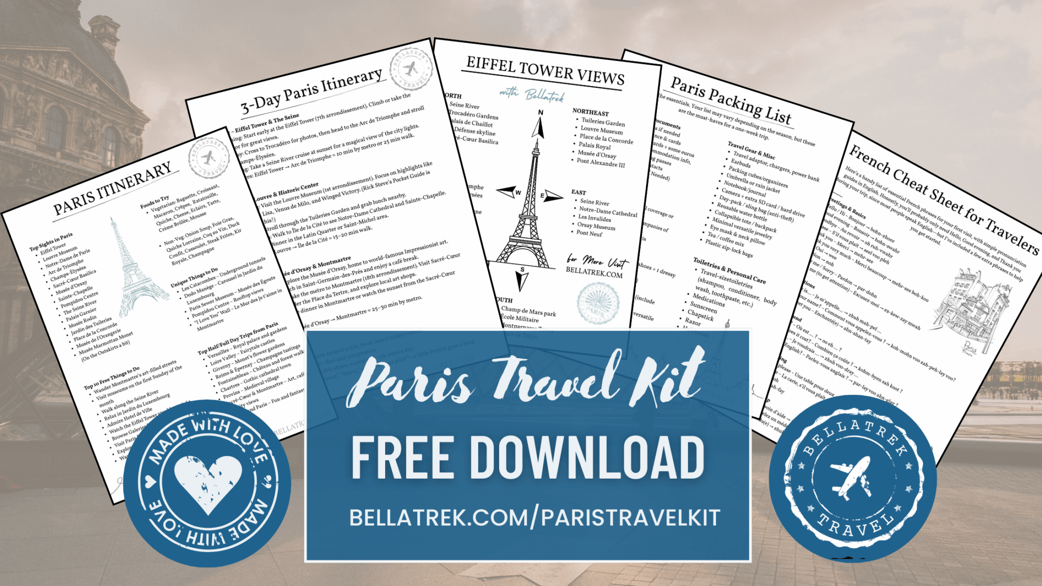 Ultimate Paris Travel Guide- Packing, Itinerary & Tips - Bellatrek